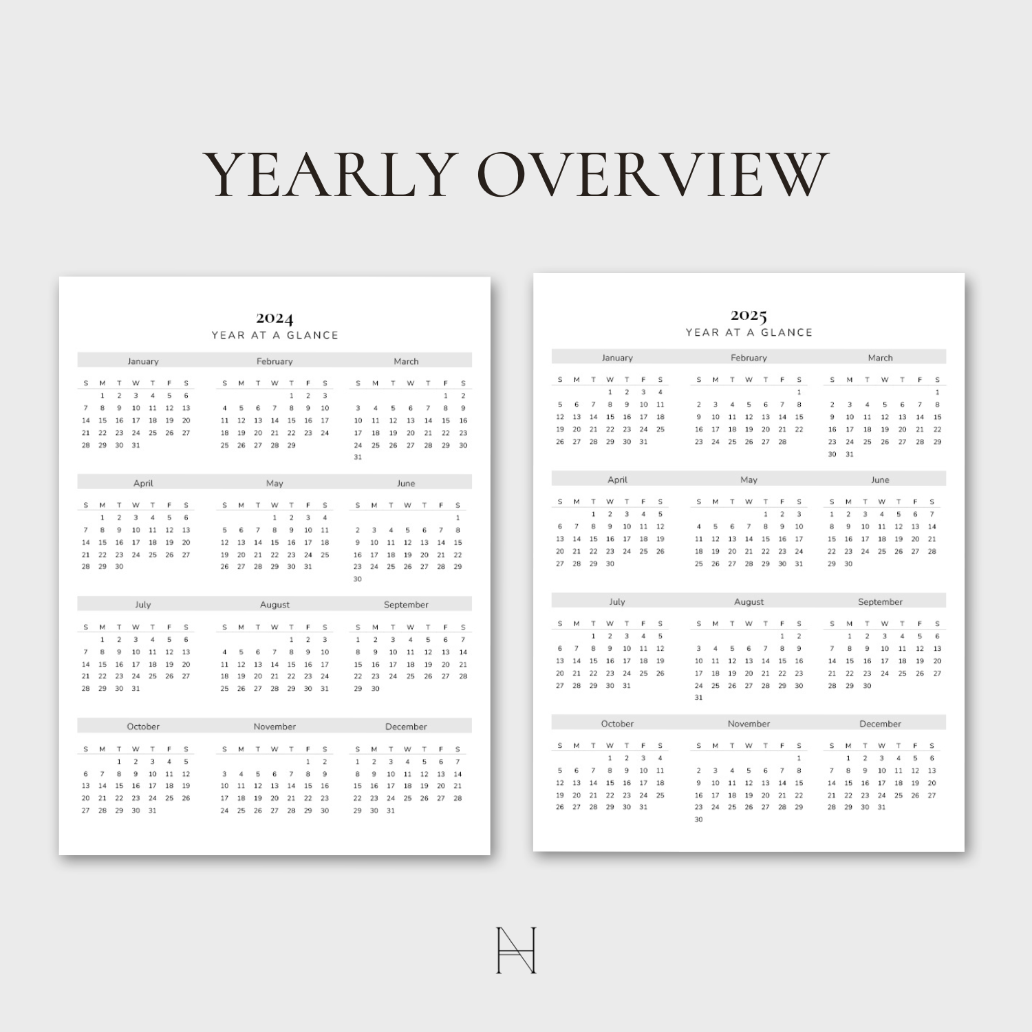 2024 Ultimate Editable Calendar – At Home With Nikki Printables
