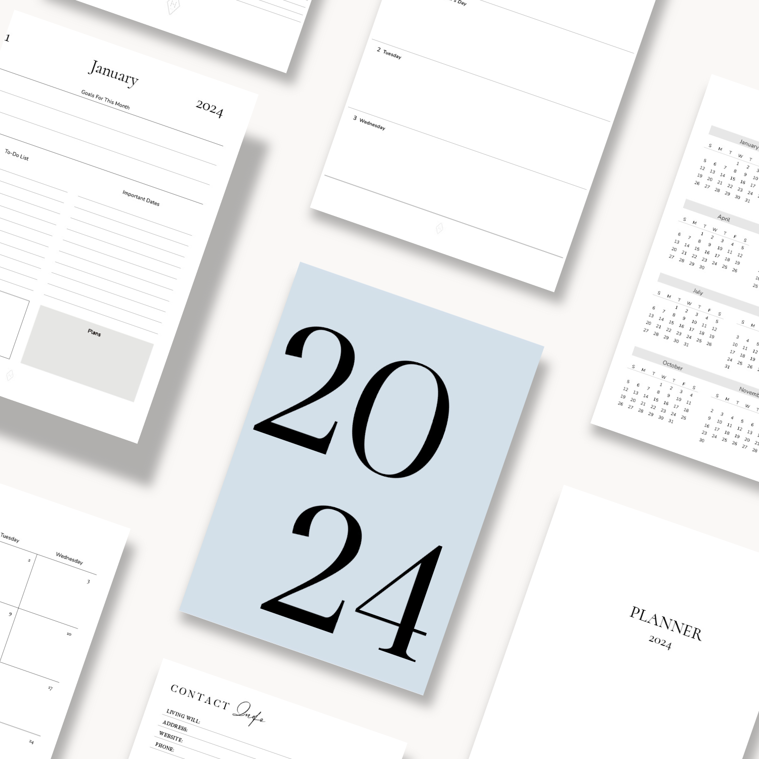 2024 Ultimate Editable Calendar – At Home With Nikki Printables